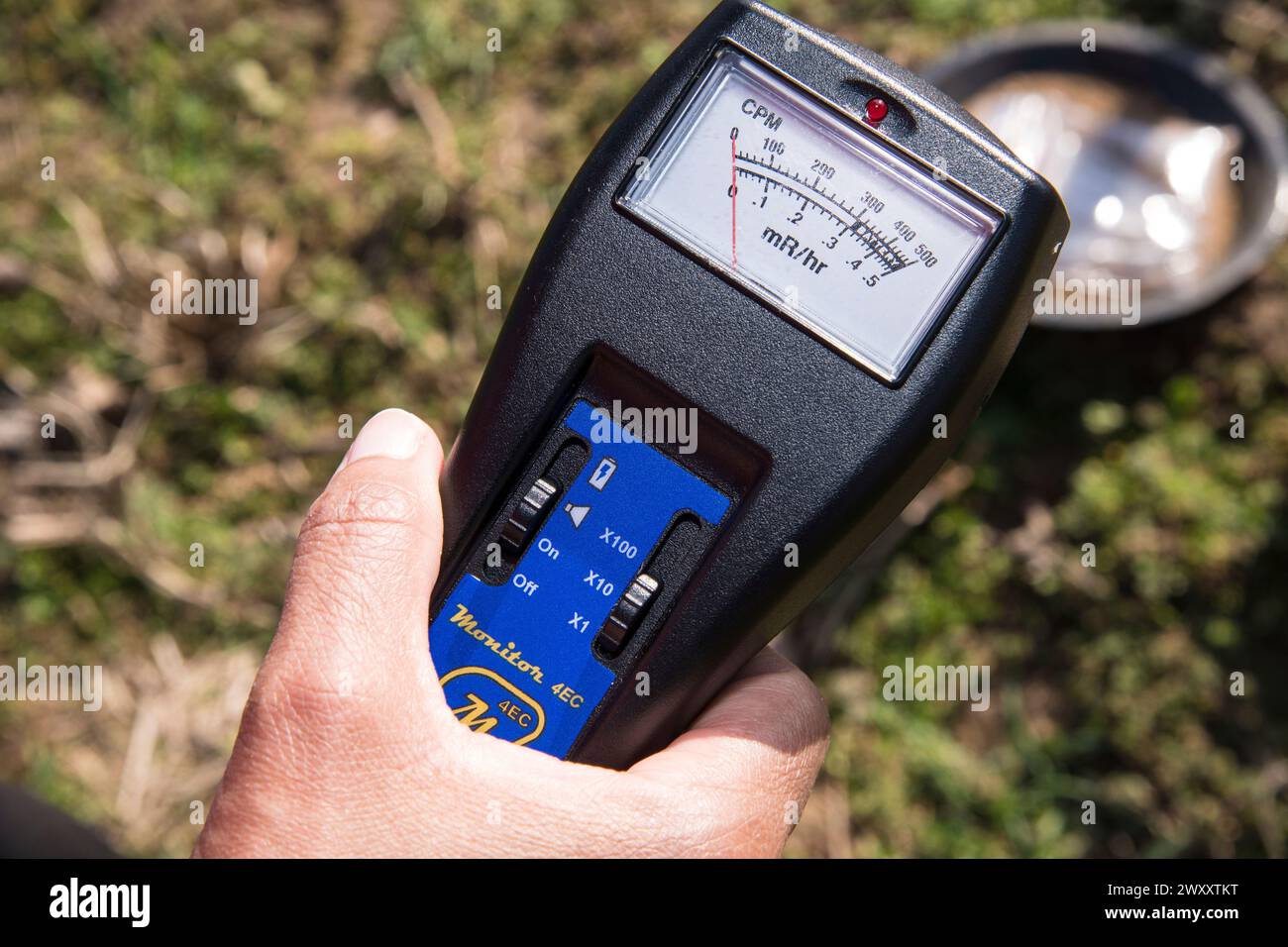 X-ray fluorescence (XRF) being used to measure metal contamination in ...