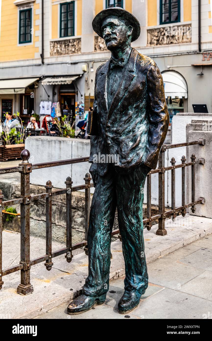 Statue of James Joyce by Nino Spagnoli, commercial and residential ...