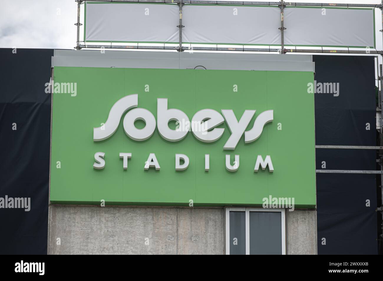 Toronto, ON, Canada – August 10, 2023: The logo and brand sign on ...