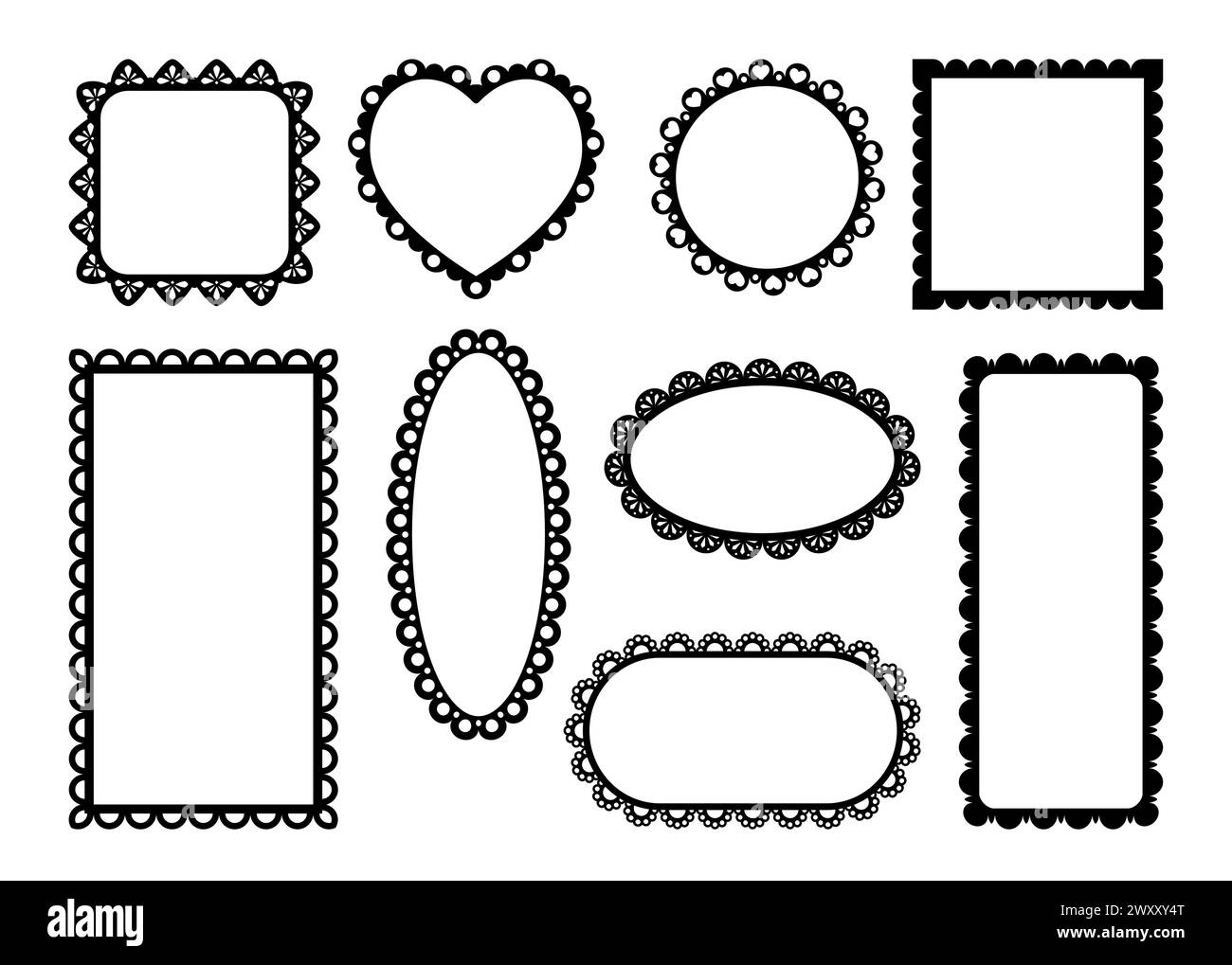 Scalloped Borders And Frames