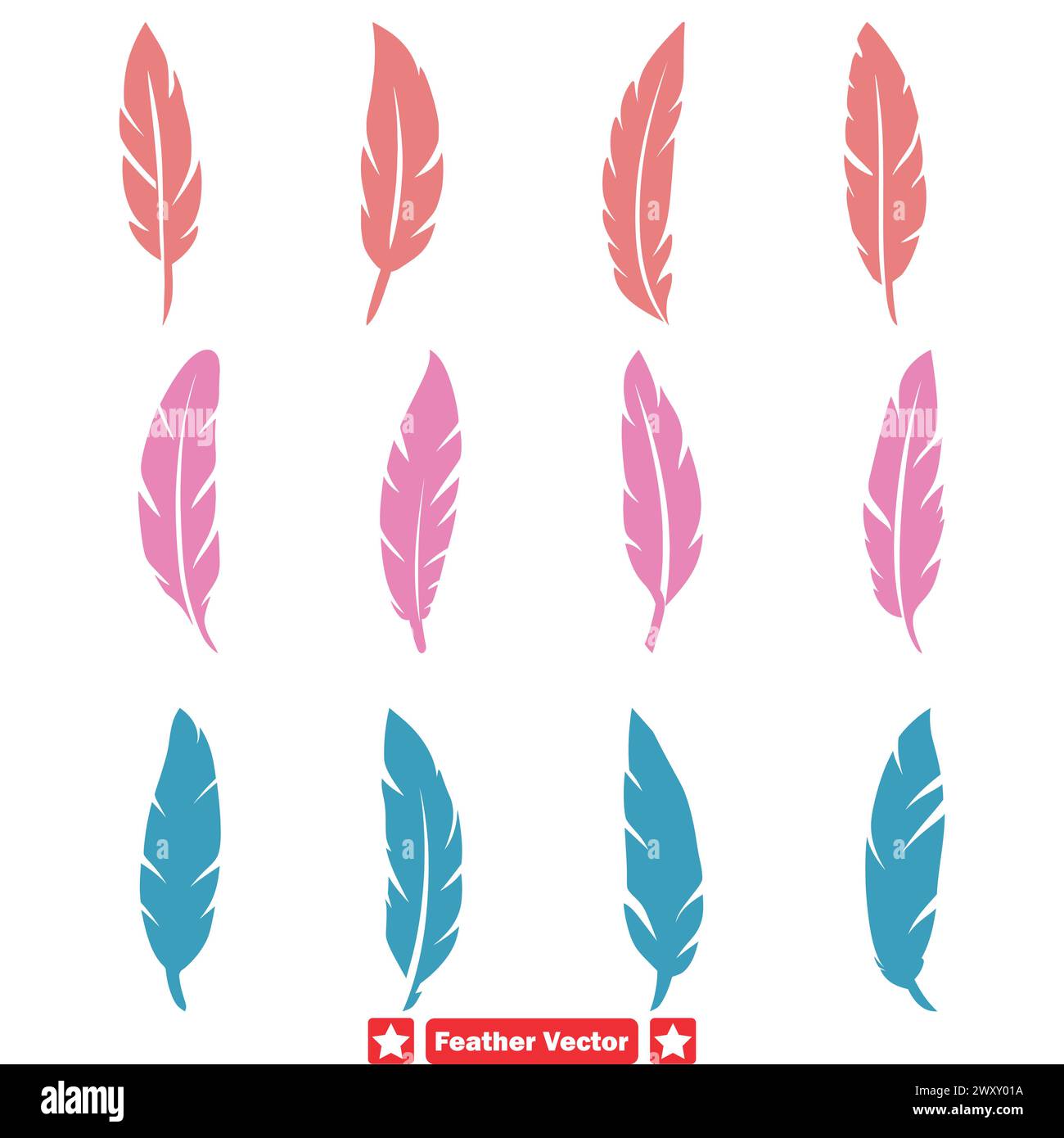 Plumage harmony Stock Vector Images - Alamy