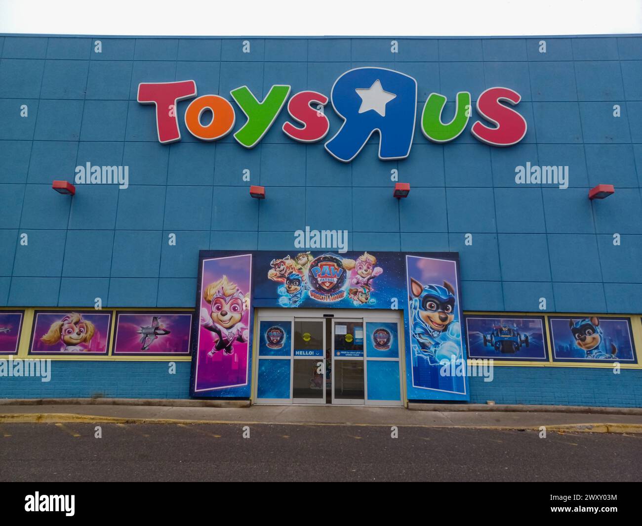Toronto, ON, Canada – February 24, 2024: View at the Toys R Us store ...