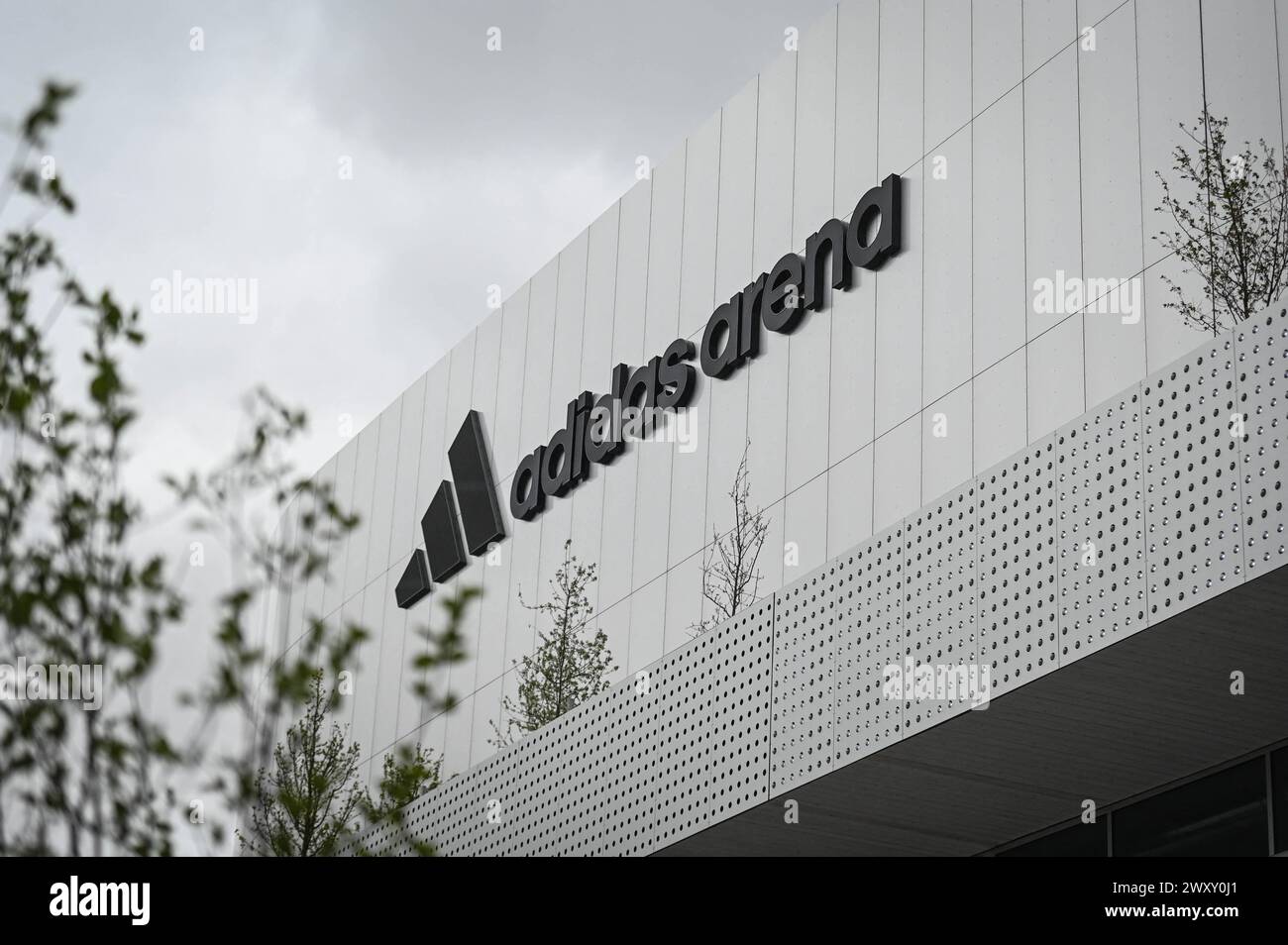Multi purpose and modular hall arena porte de la chapelle hi-res stock ...