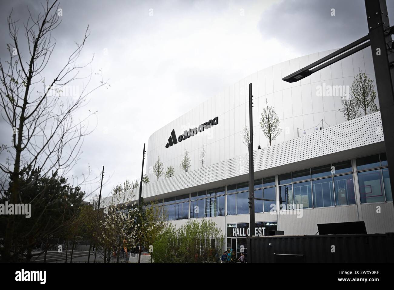 Multi purpose and modular hall arena porte de la chapelle hi-res stock ...