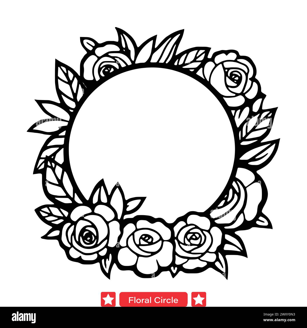 Intricate Floral Mandalas Mesmerizing Circle Silhouette Designs to ...