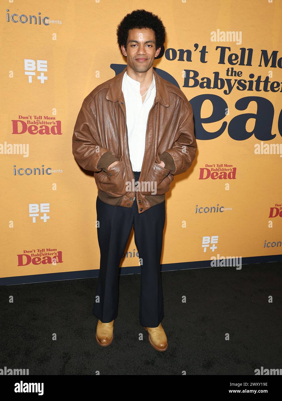 Miles Fowler arrives at Don't Tell Mom The Babysitters Dead Premiere ...