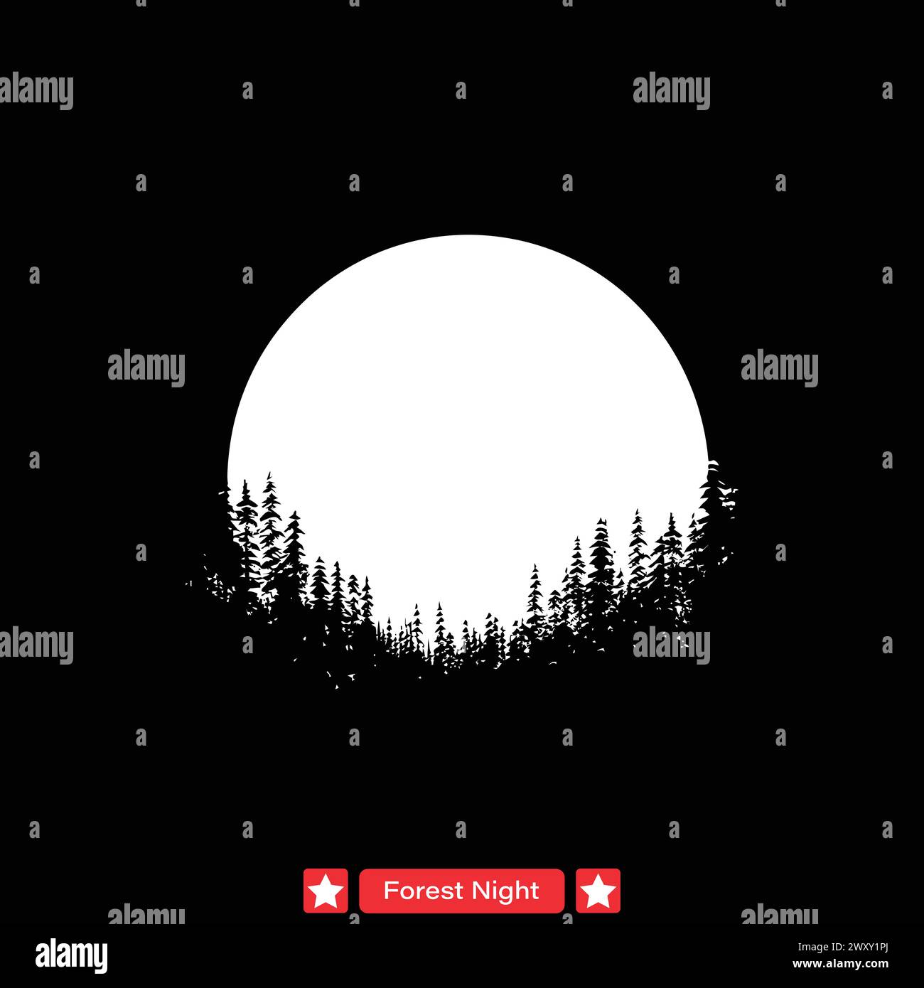 Forest fantasy art night artwork hi-res stock photography and images ...