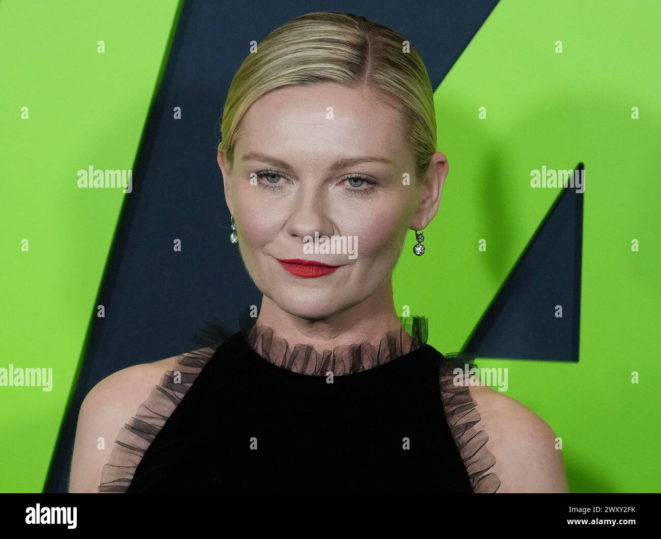 Los Angeles, USA. 02nd Apr, 2024. Kirsten Dunst arrives at the A24's ...