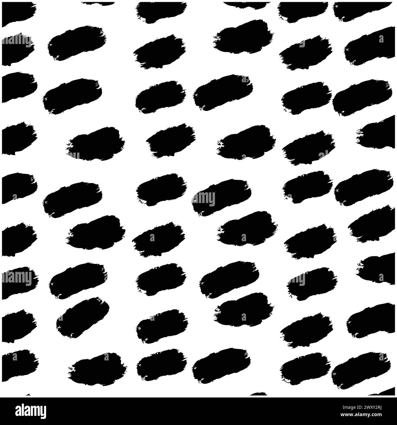 Grunge Artistic Shapes Collection Abstract Vector Silhouettes Stock ...