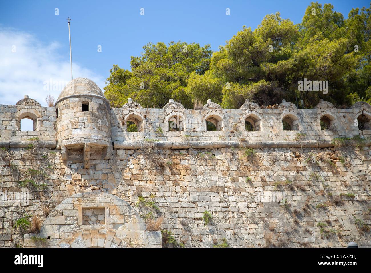 Koules Venetian Fortress at old Heraklion port, Crete island ...