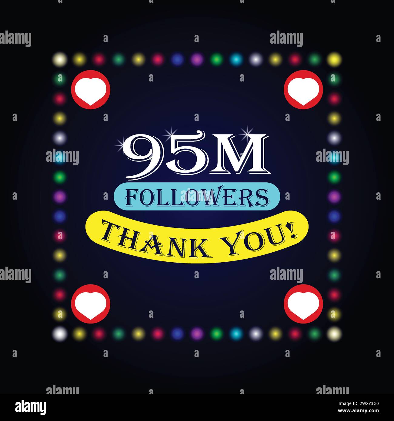 95k follower Stock Vector Images - Alamy