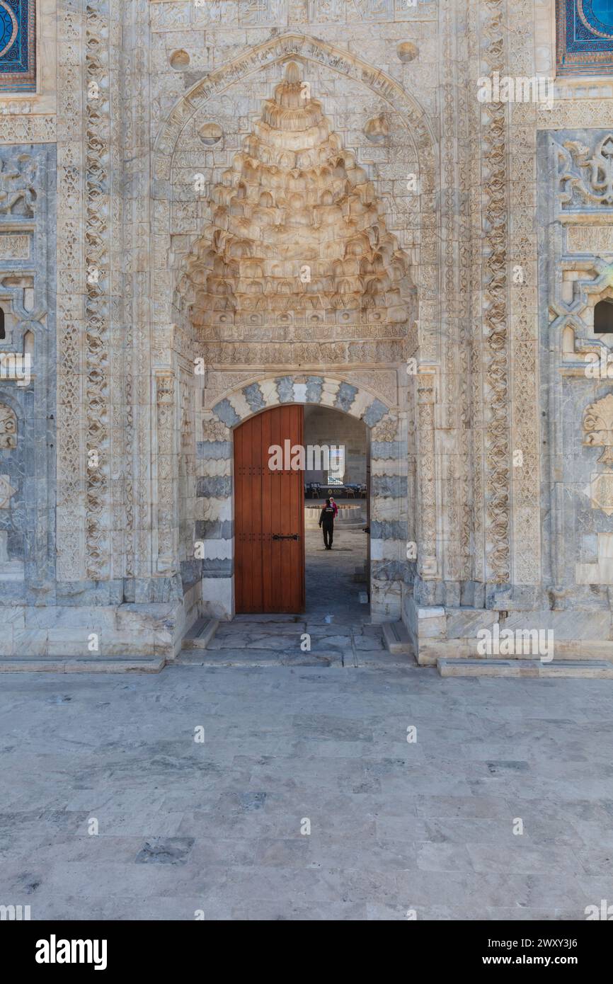 Stone carved portal, Gok Medrese, 1271, Sivas, Sivas Province, Turkey ...