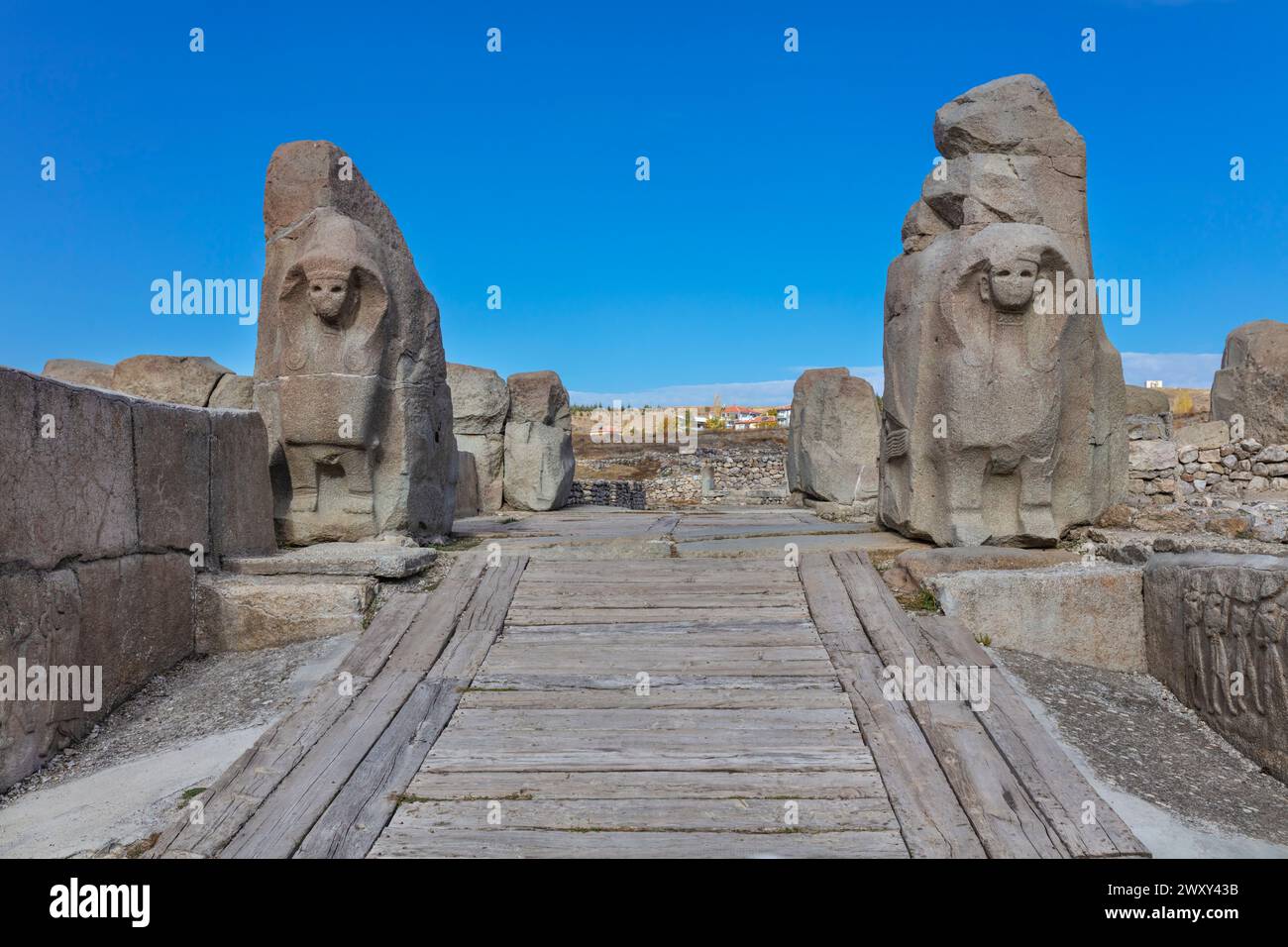 Alacahoyuk archaeological site hi-res stock photography and images - Alamy