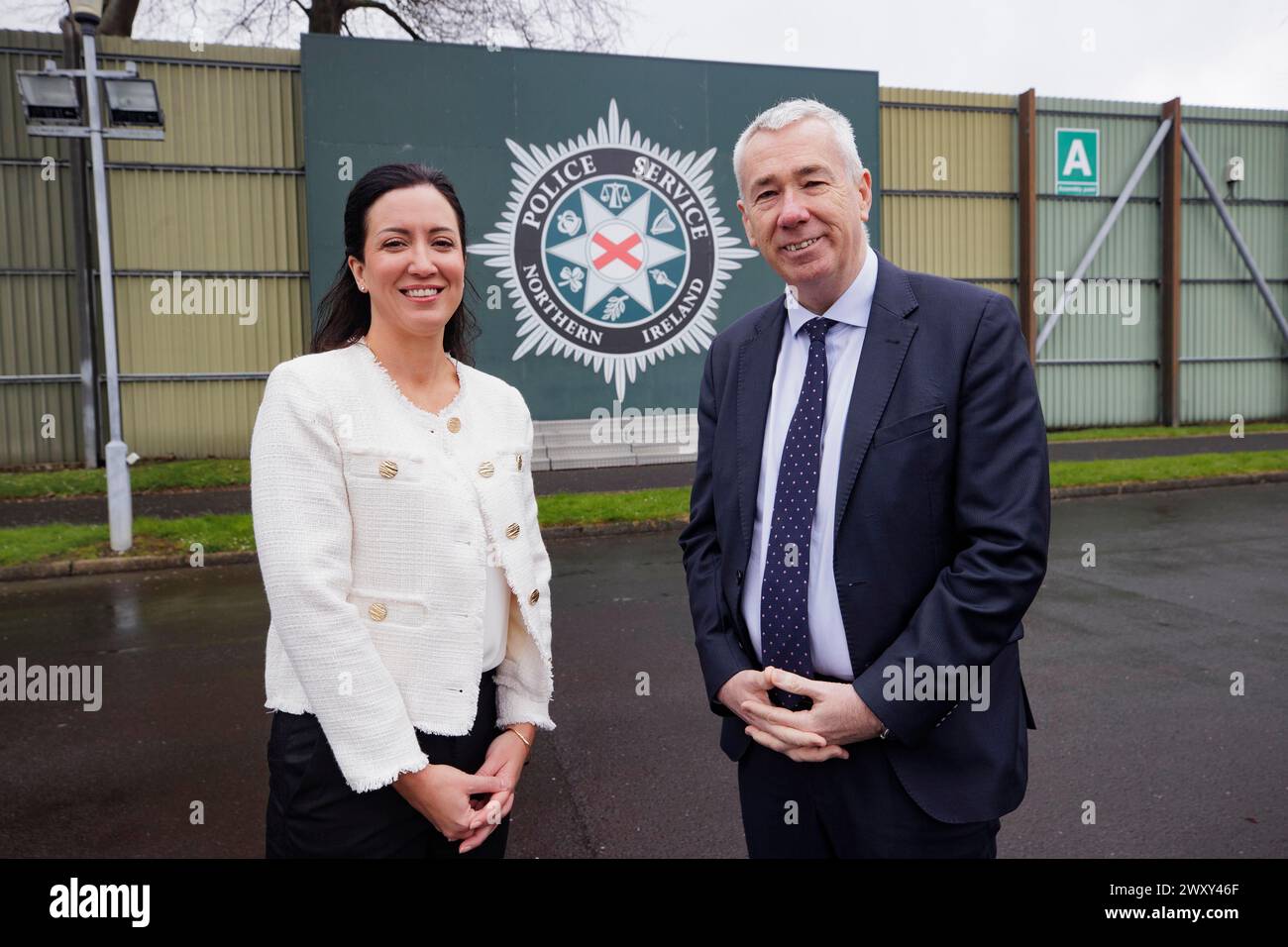 Kerry Boyd (left), CEO at Autism NI with Jon Boutcher, Chief Constable ...