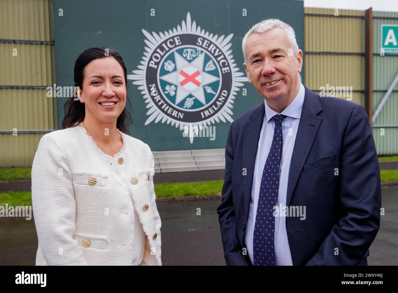 Kerry Boyd (left), CEO at Autism NI with Jon Boutcher, Chief Constable ...