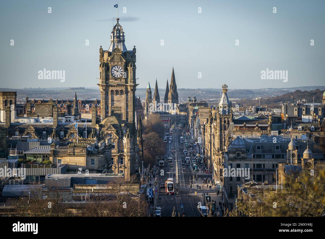 File photo dated 05/01/22 of a view of the Edinburgh skyline showing ...
