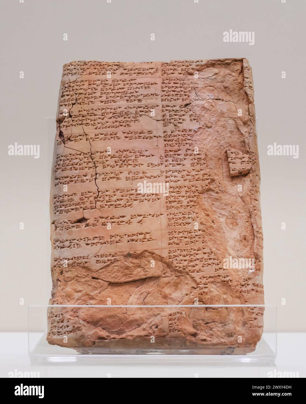 Cuneiform clay tablet, Bogazkale, Corum Province, Turkey Stock Photo ...