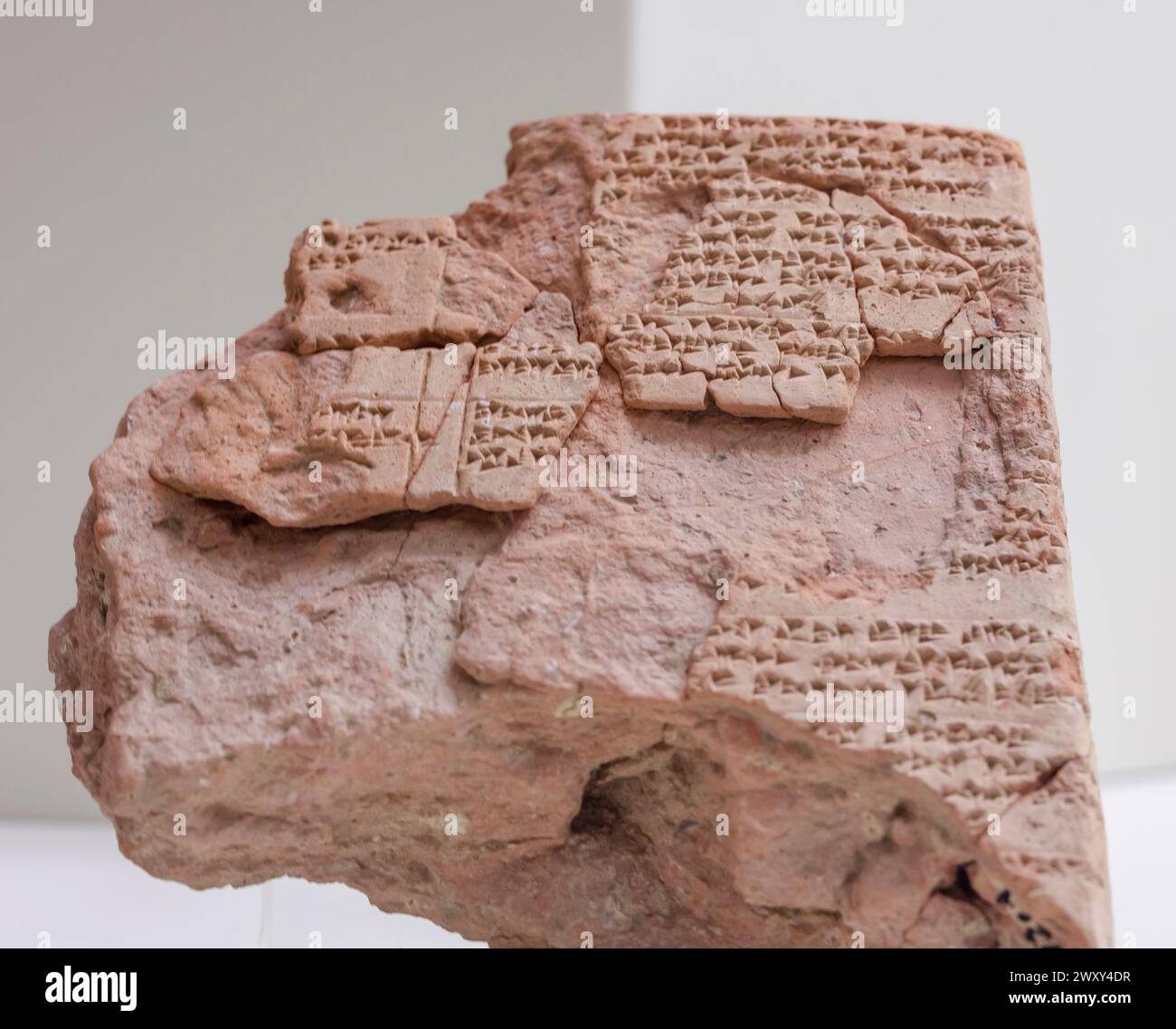 Cuneiform clay tablet, Bogazkale, Corum Province, Turkey Stock Photo ...
