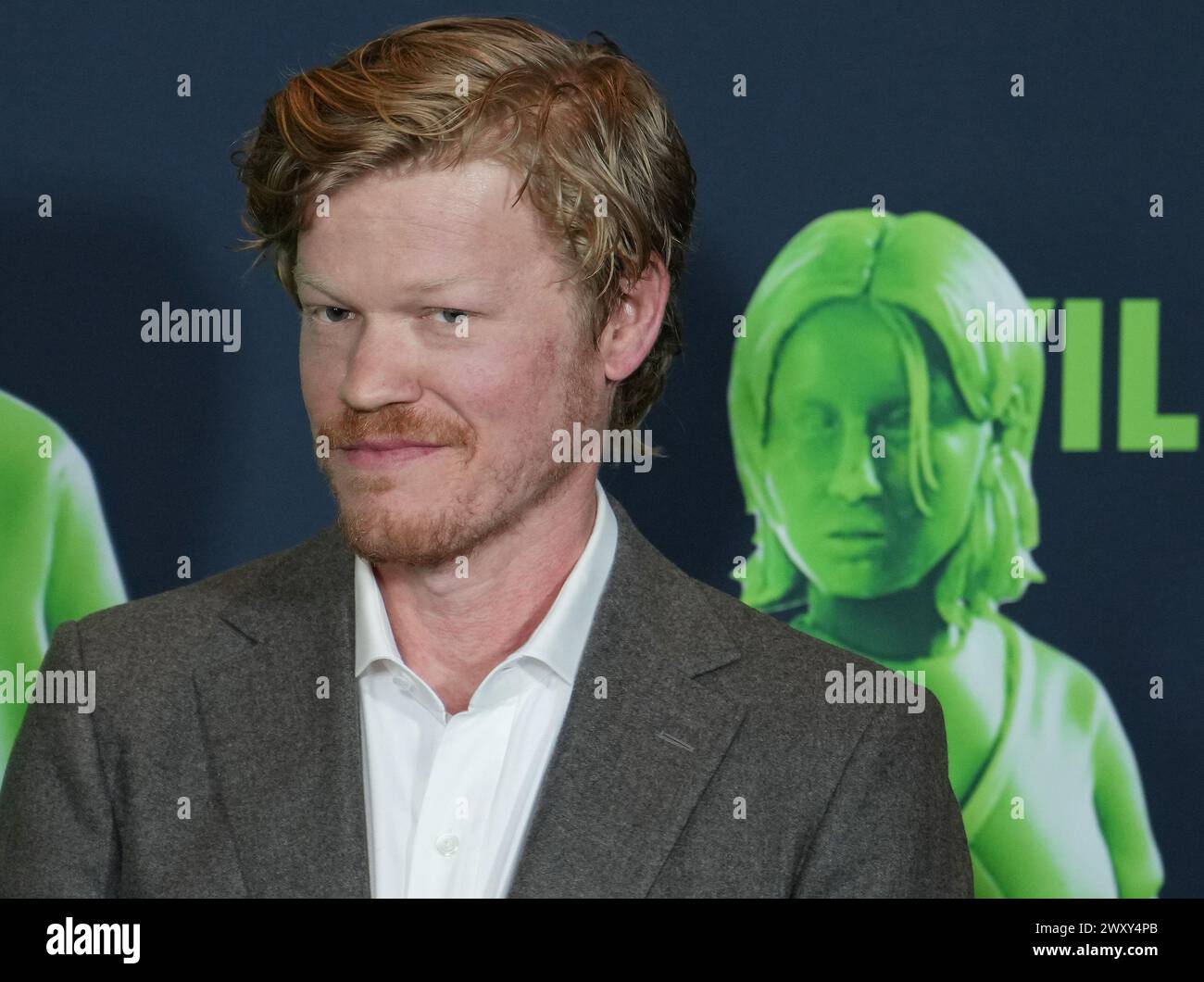 Jesse Plemons arrives at the A24's CIVIL WAR Los Angeles Premiere held ...