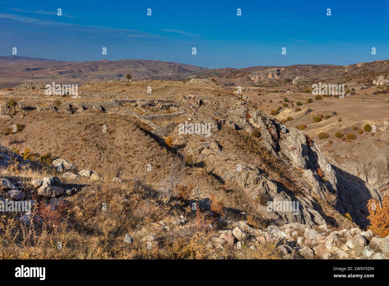Autumn landscape, Hattusa, Corum Province, Turkey Stock Photo - Alamy