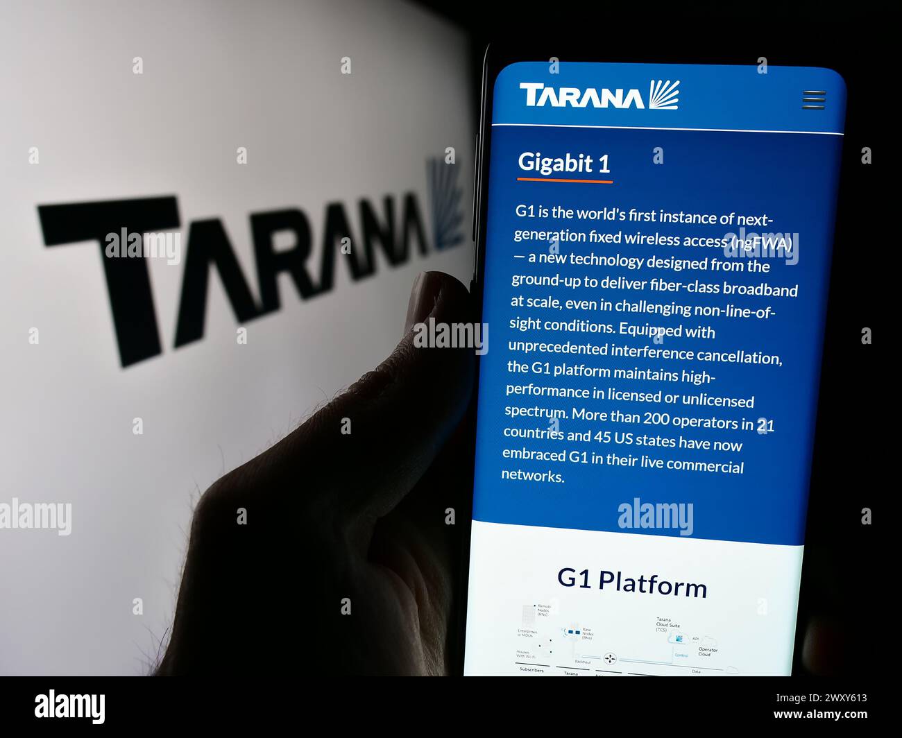 Tarana wireless logo hi-res stock photography and images - Alamy
