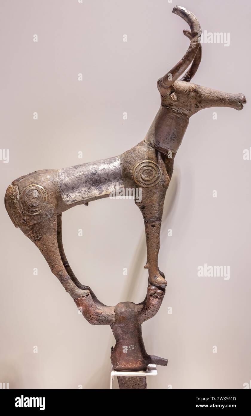 Bull statue, bronze, Museum of Anatolian Civilizations, Ankara, Turkey ...