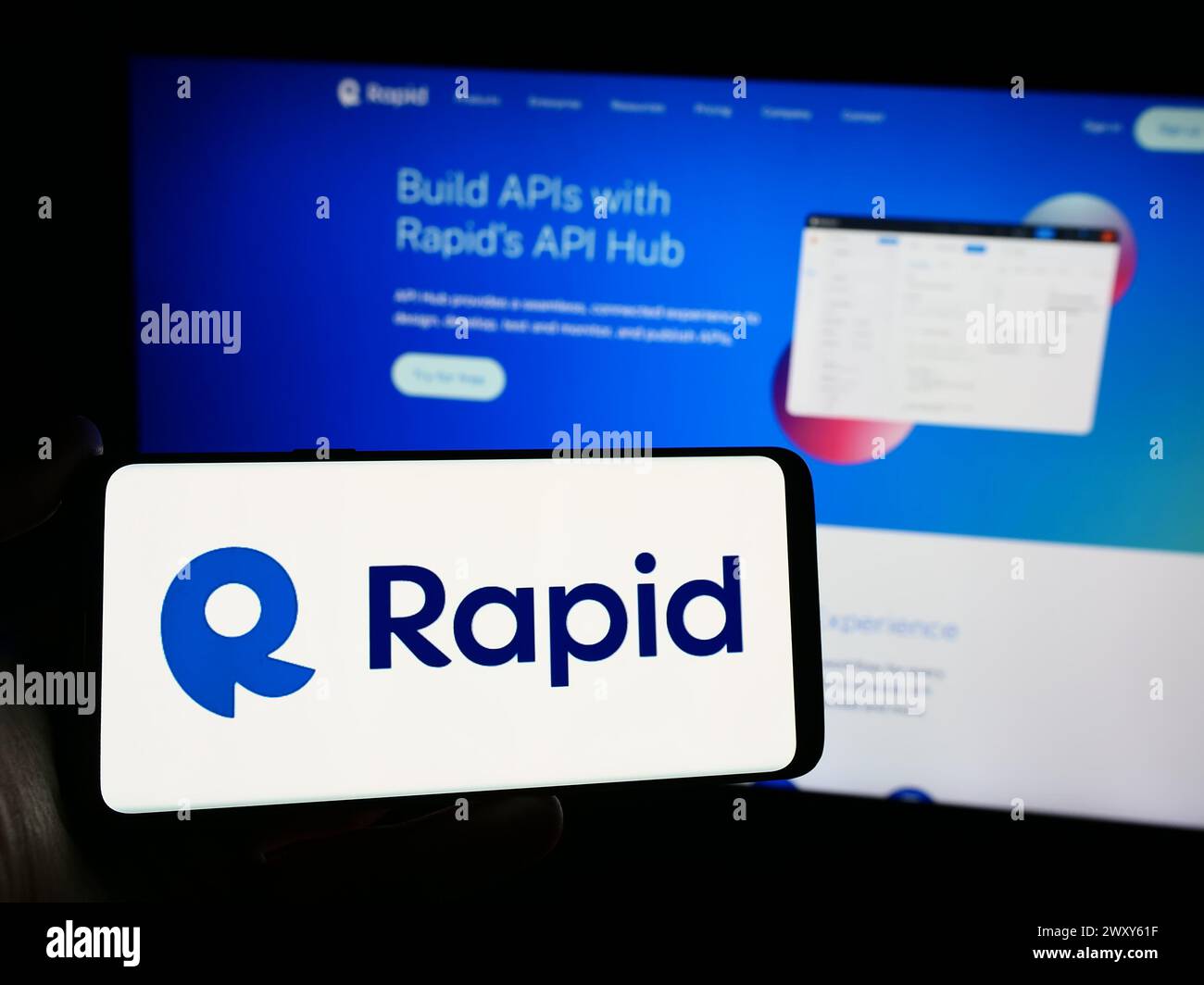 Rapidapi logo hi-res stock photography and images - Alamy