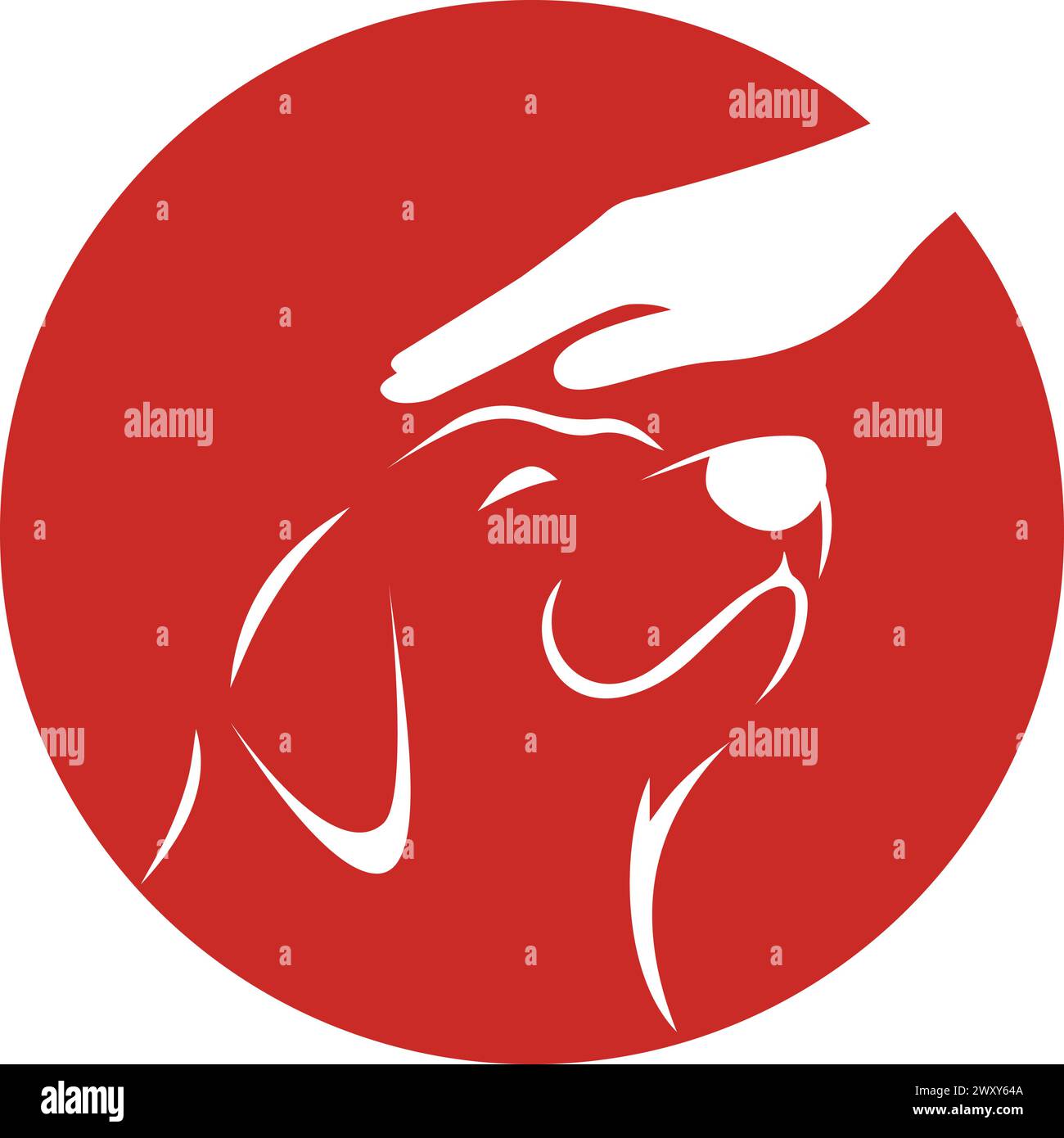 Dog eye hand Stock Vector Images - Alamy