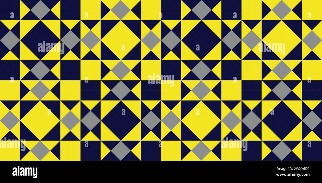 Patch work star quilt seamless pattern. Eps 10 Stock Vector Image & Art - Alamy