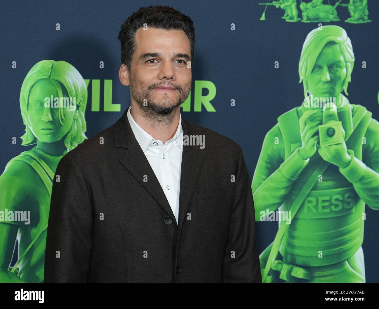 Los Angeles, USA. 02nd Apr, 2024. Wagner Moura arrives at the A24's ...