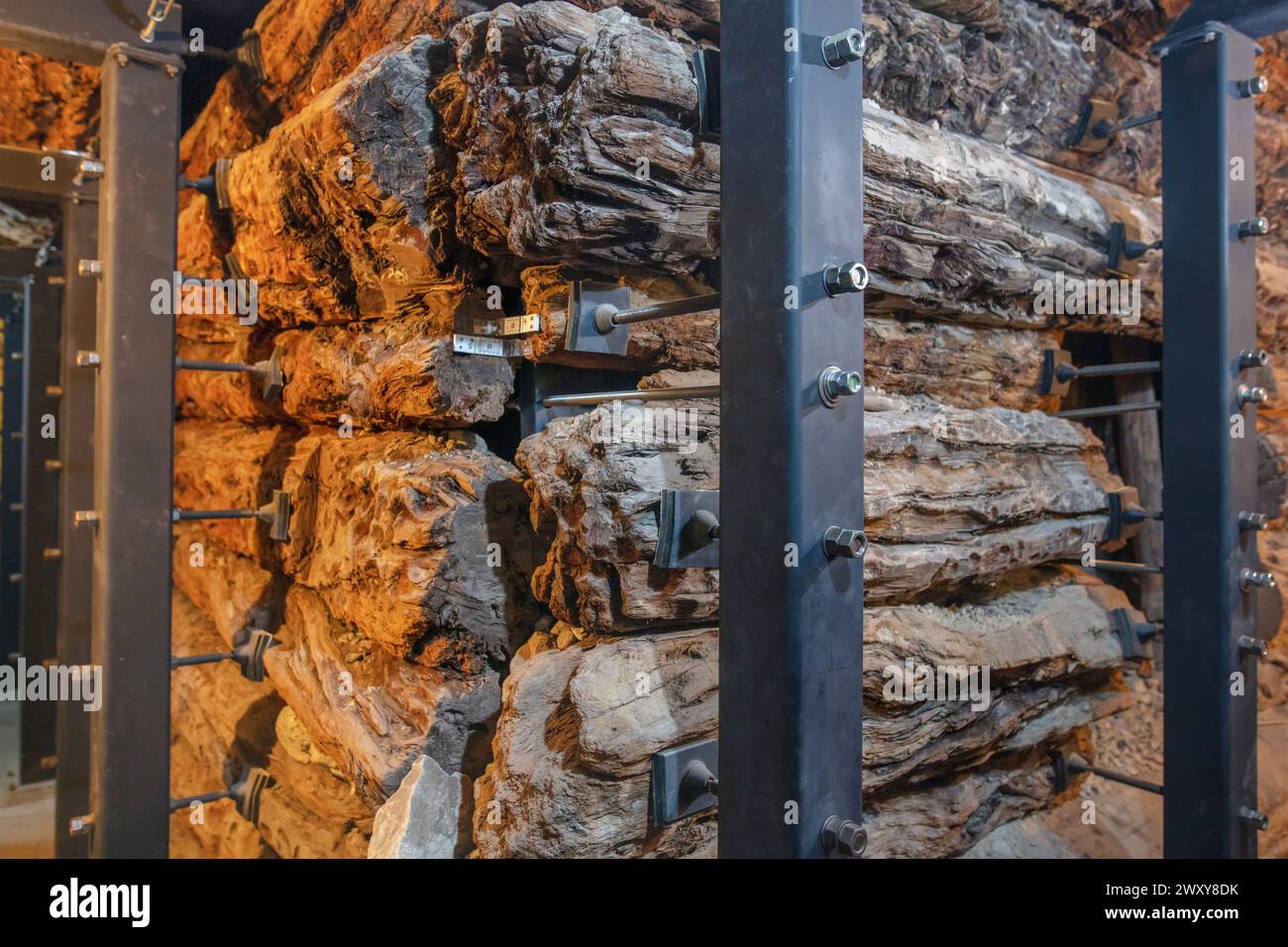 King Midas Mound Tumulus interior, 740 BC, Phrygia, Gordion, Ankara ...