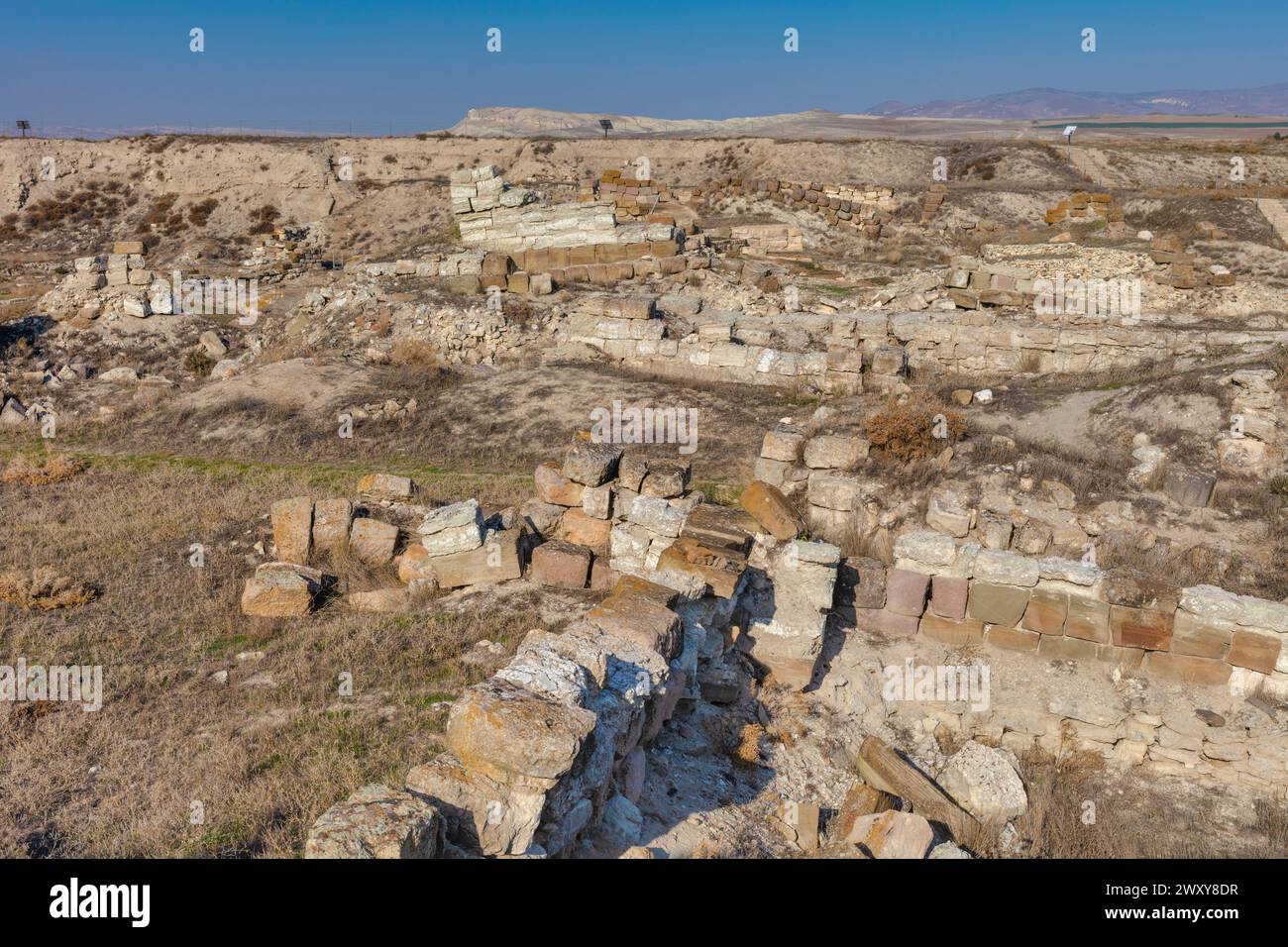 Ruins in ancient city gordion hi-res stock photography and images - Alamy