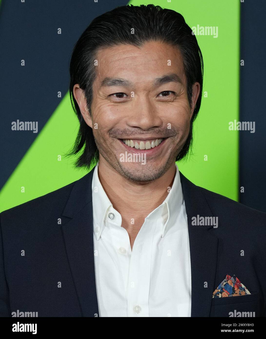 Los Angeles, USA. 02nd Apr, 2024. Nelson Lee arrives at the A24's CIVIL ...