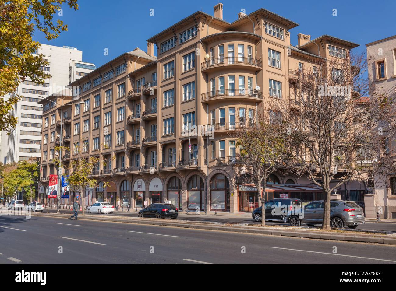 Building of opera theater, Devlet Tiyatrosu, Ankara, Turkey Stock Photo ...