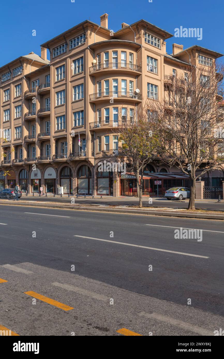 Building of opera theater, Devlet Tiyatrosu, Ankara, Turkey Stock Photo ...
