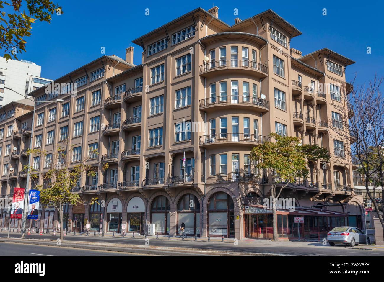 Building of opera theater, Devlet Tiyatrosu, Ankara, Turkey Stock Photo ...