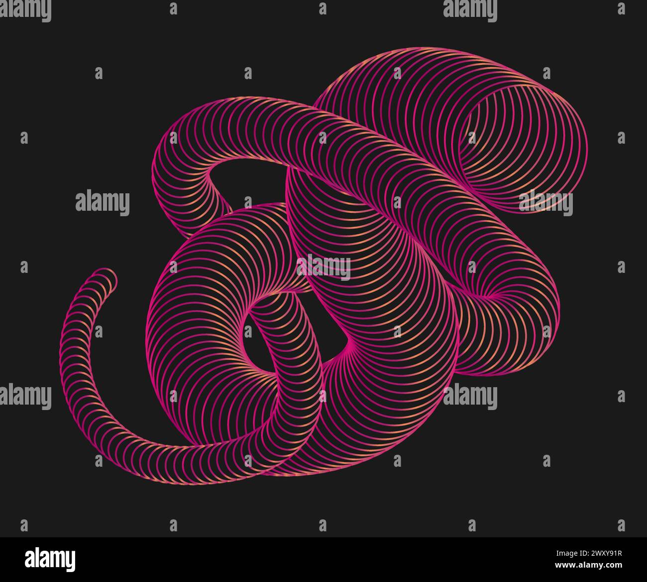 The spiral. The dynamic shape of the parallel lines creates the ...