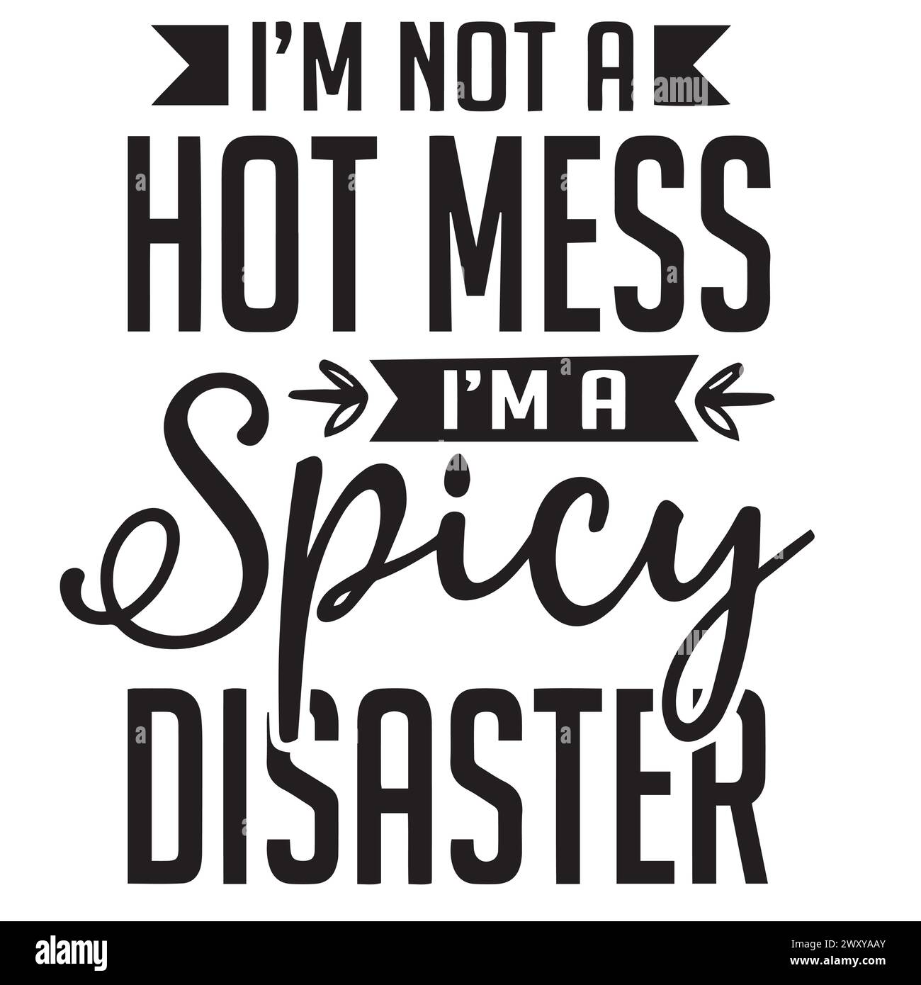 i'm not a hot mess i'm a spicy disaster inspirational quotes ...