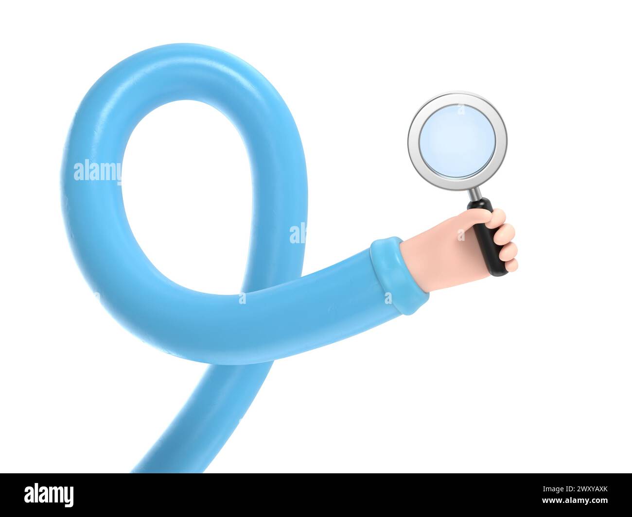 Scientist magnifying glass cartoon hi-res stock photography and images ...