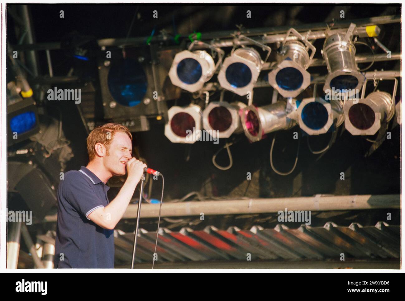MARTIN ROSSITER, GENE, GLASTONBURY FESTIVAL, 1995: A young Martin ...