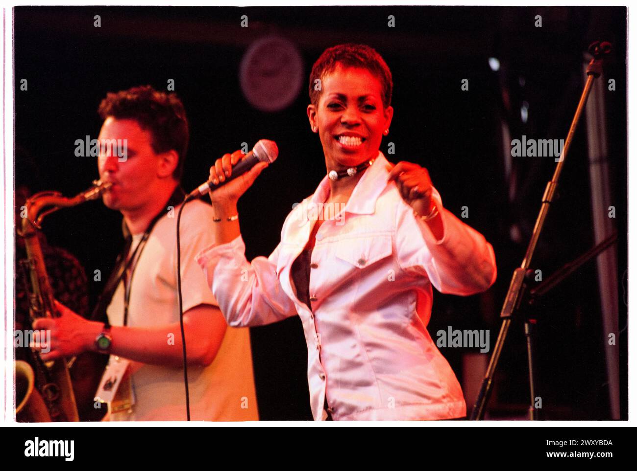INCOGNITO, JAZZ STAGE, GLASTONBURY 1995: The British soul funk group ...