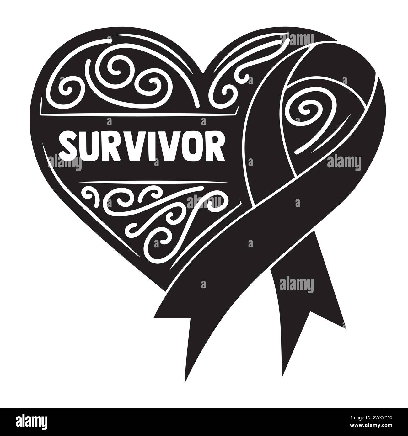 survivor inspirational quotes motivational typography lettering Stock ...