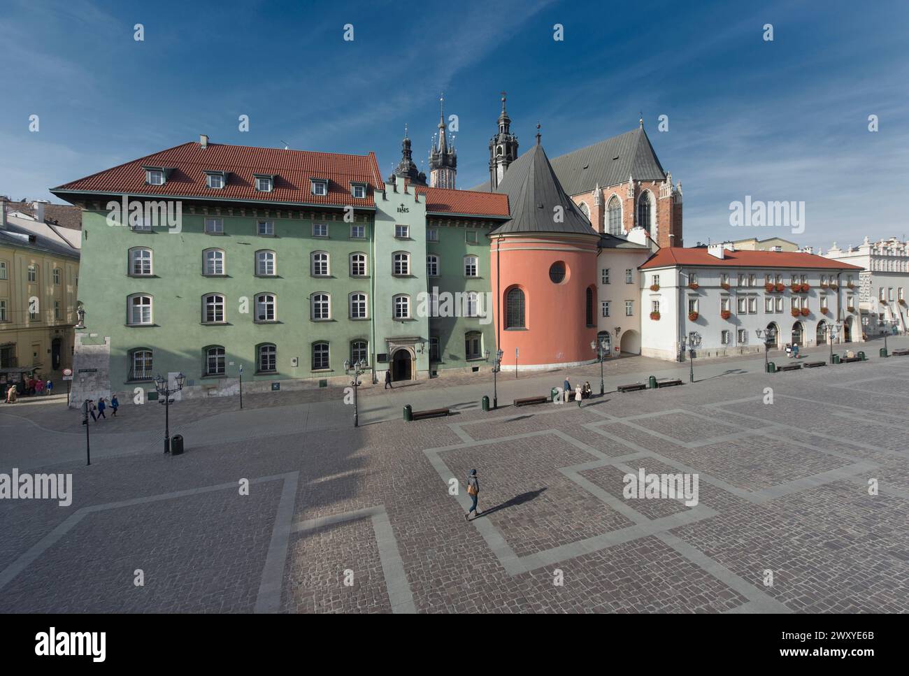 Small Market Square, Krakow, Poland Stock Photo - Alamy