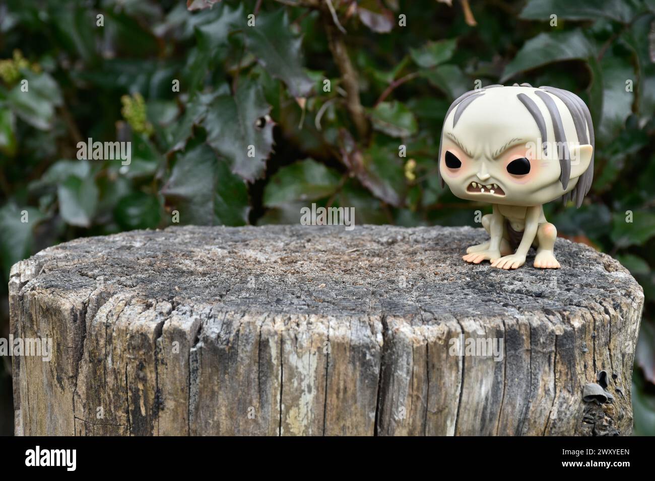 Funko Pop action figure of Gollum from fantasy movie The Lord of the ...