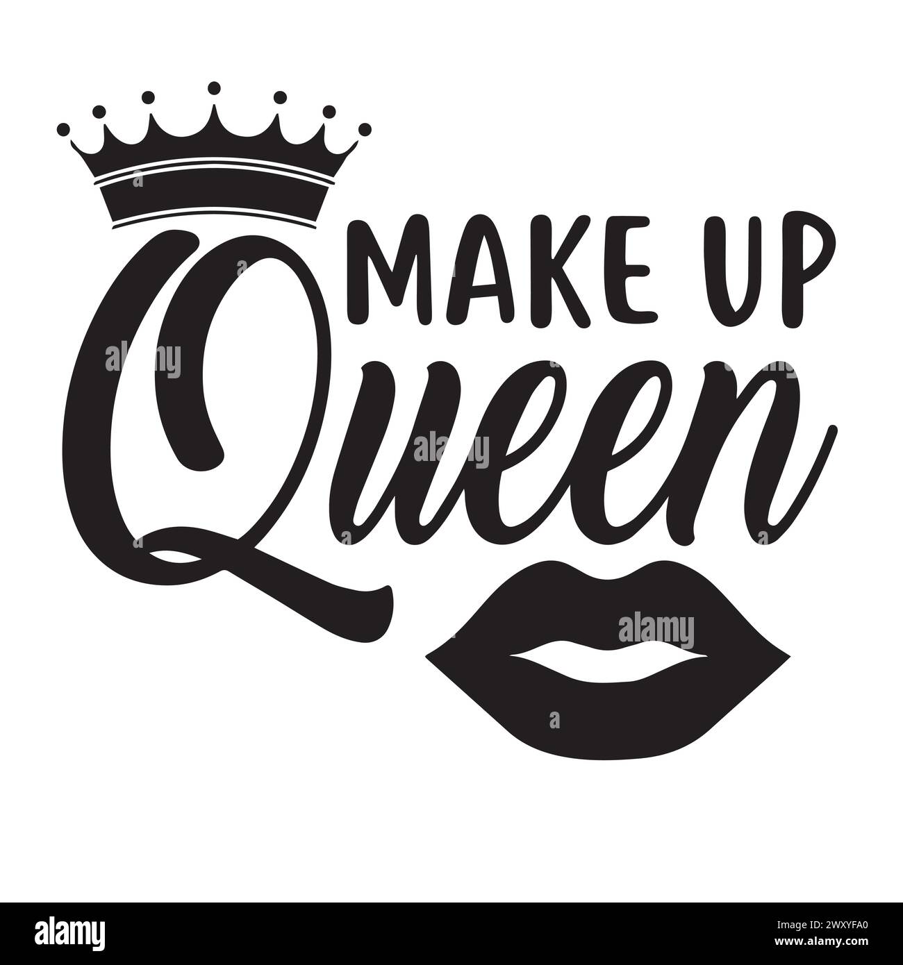 make up queen inspirational quotes motivational typography lettering ...