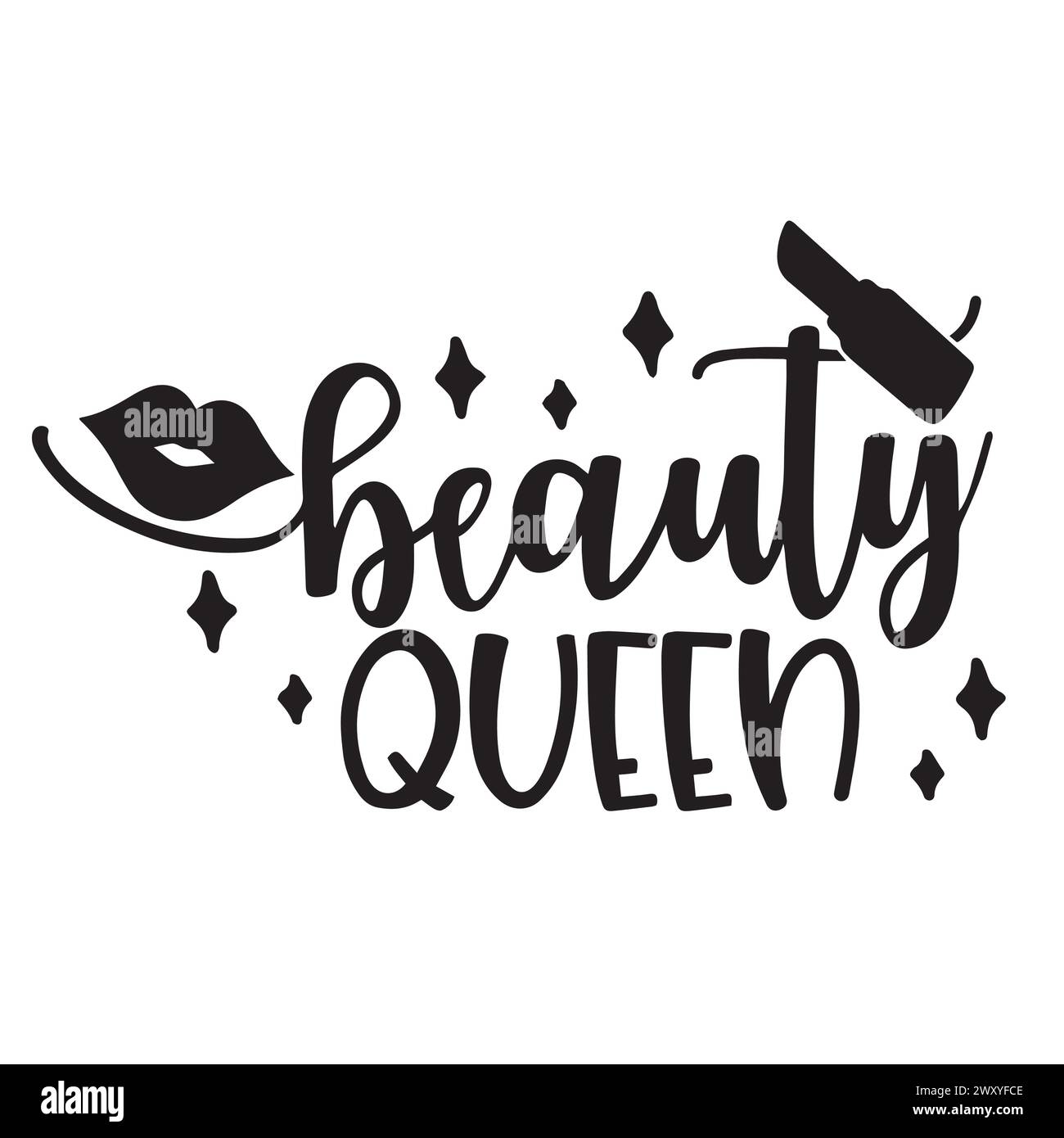 beauty queen inspirational quotes motivational typography lettering ...