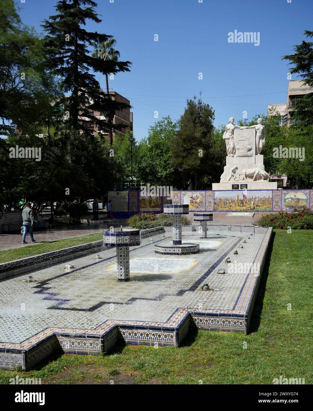 The Colourful tiled Monument to The Hispano-Argentine Fellowship in ...
