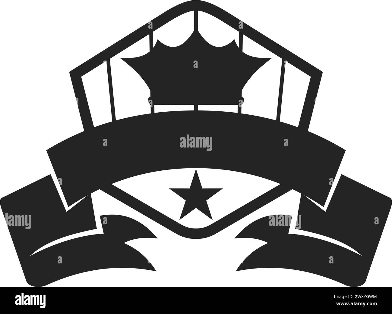 Banners vector graphics Black and White Stock Photos & Images - Alamy