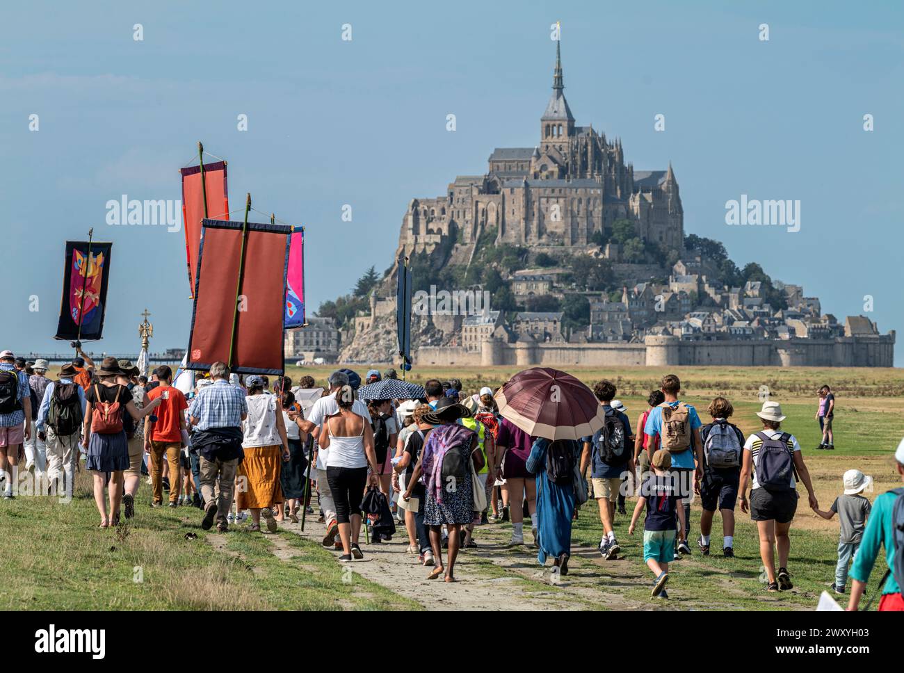 Le Mont Saint-Michel (Normandy, north-western France), September 10 ...