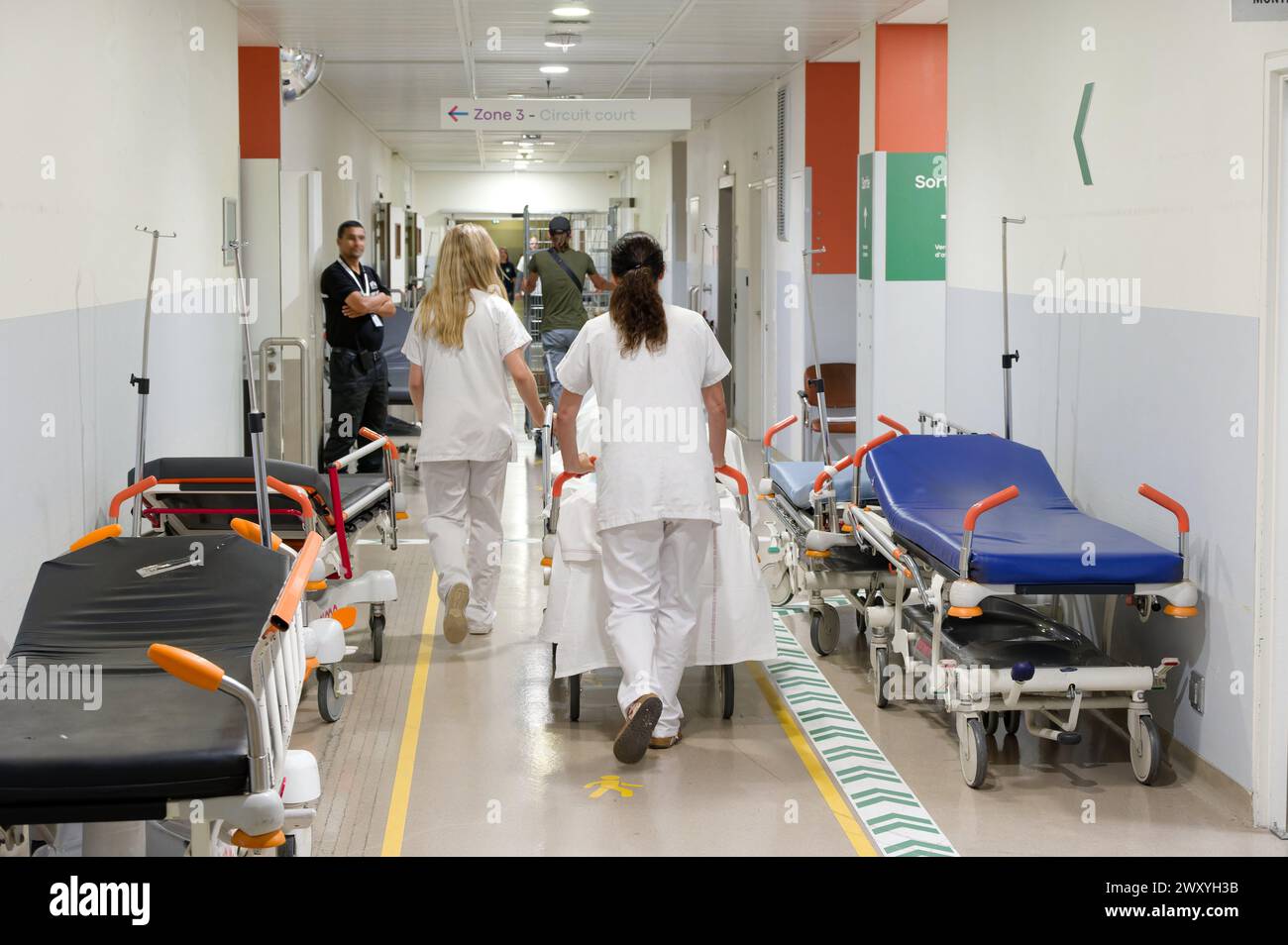 Nice, Nice University Hospital (south-eastern France), August 22, 2023 ...